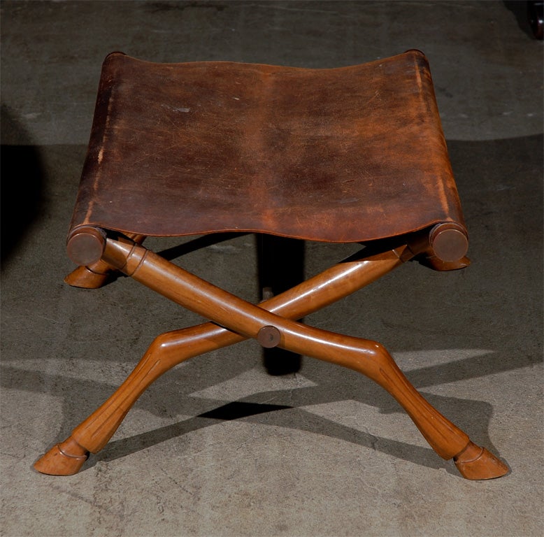 Robsjohn Gibbings by Saridis of Athens MK Diphros Okladias Stool at ...