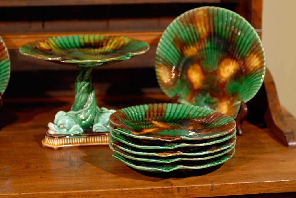 19th Century Wedgwood Shell Plates at 1stDibs