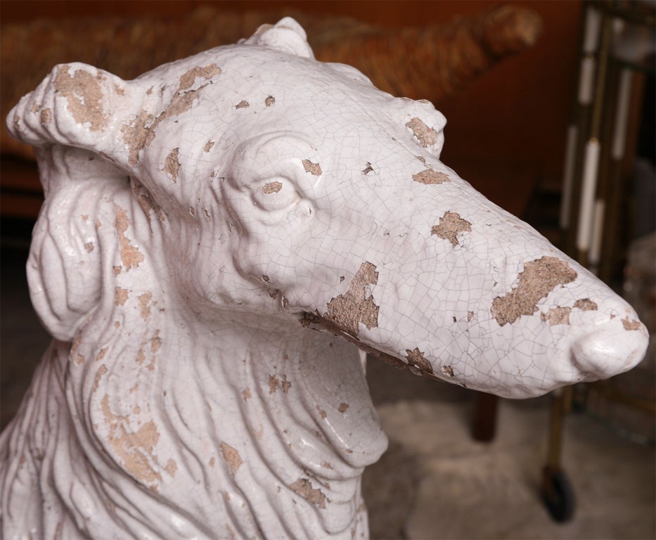 Life-Sized Italian Borzoi Garden Statue at 1stDibs | borzoi statues ...