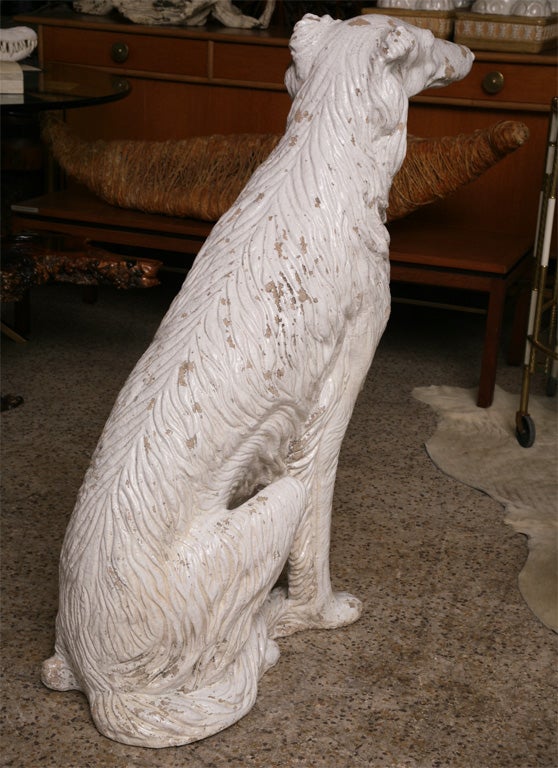 Life-Sized Italian Borzoi Garden Statue at 1stDibs | borzoi statues ...