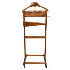 Walnut Valet Stand by Corby of Windsor, England, Early 20th C. at ...