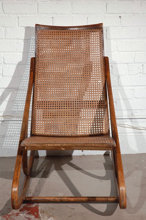 Rare Original Thonet Bentwood Rocker at 1stDibs | thonet rocker ...