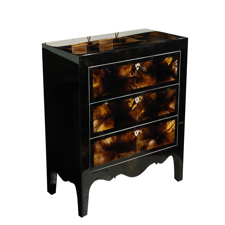 Horn with Bone Inlay Chests at 1stDibs