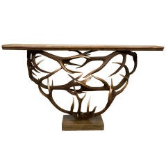 An Outstanding Antler Console at 1stDibs
