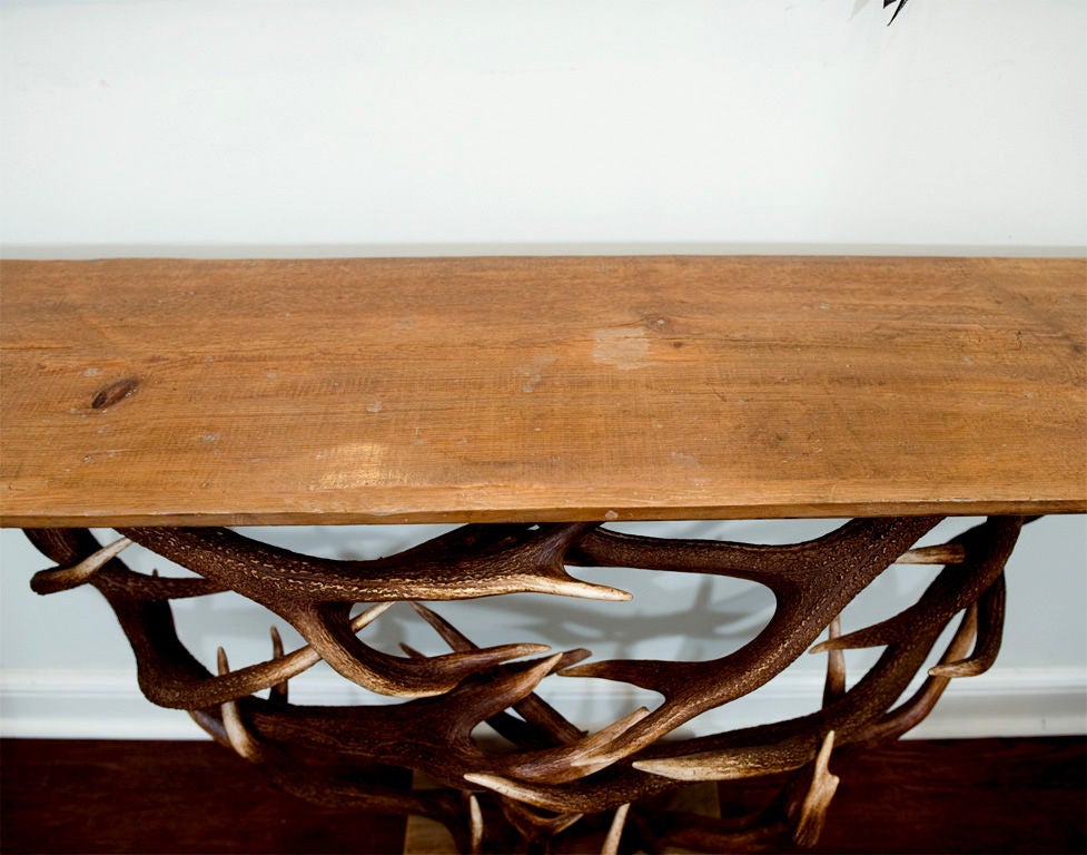 An Outstanding Antler Console at 1stDibs