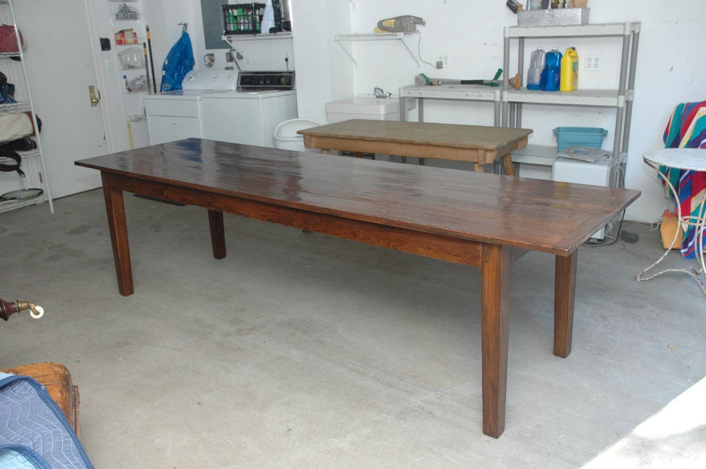 9 foot 3 inch Long English Farmhouse Dining Table at 1stDibs | 9 foot ...