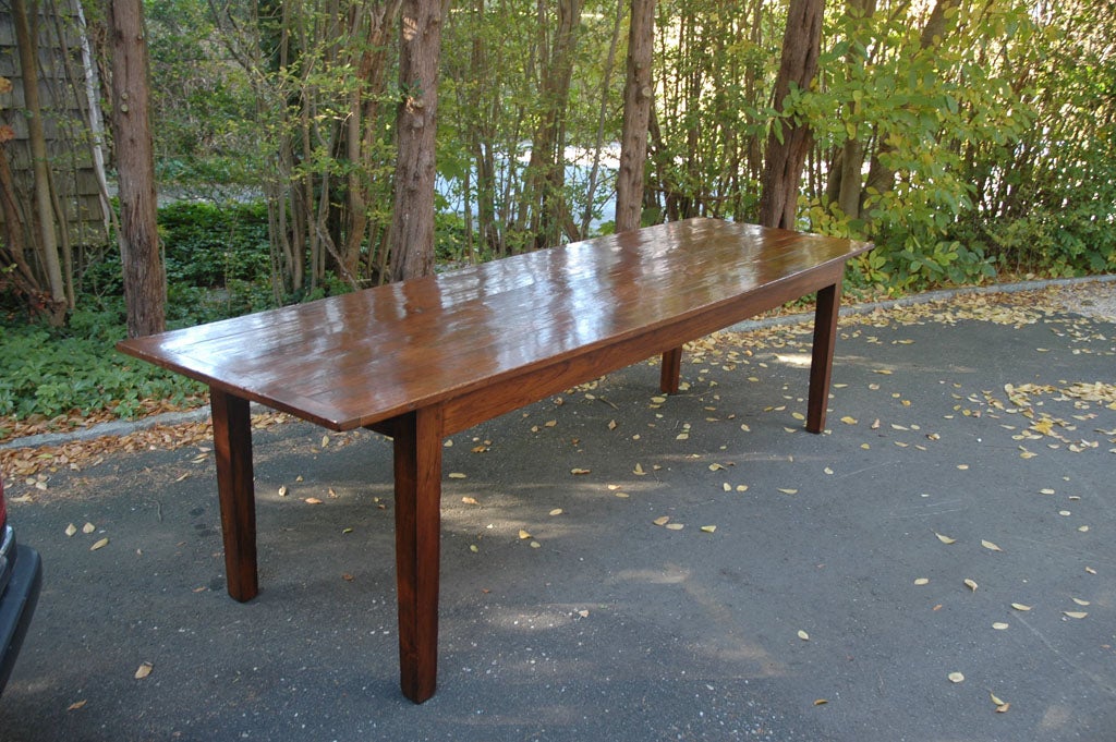 9 foot 3 inch Long English Farmhouse Dining Table at 1stDibs | 9 foot ...