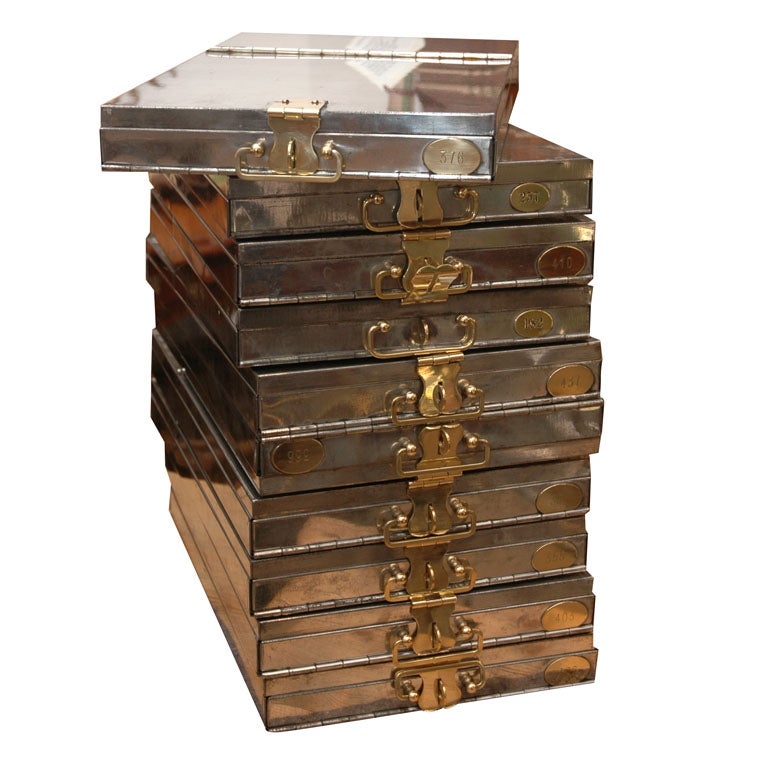 1920's Swiss Safety Deposit Box at 1stDibs