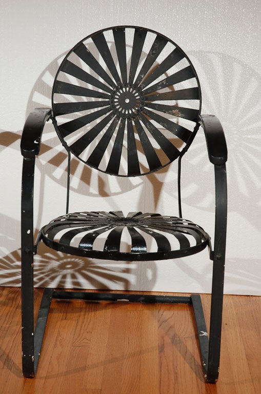 Pair of Carre' Spring Steel Bouncer Chairs at 1stDibs