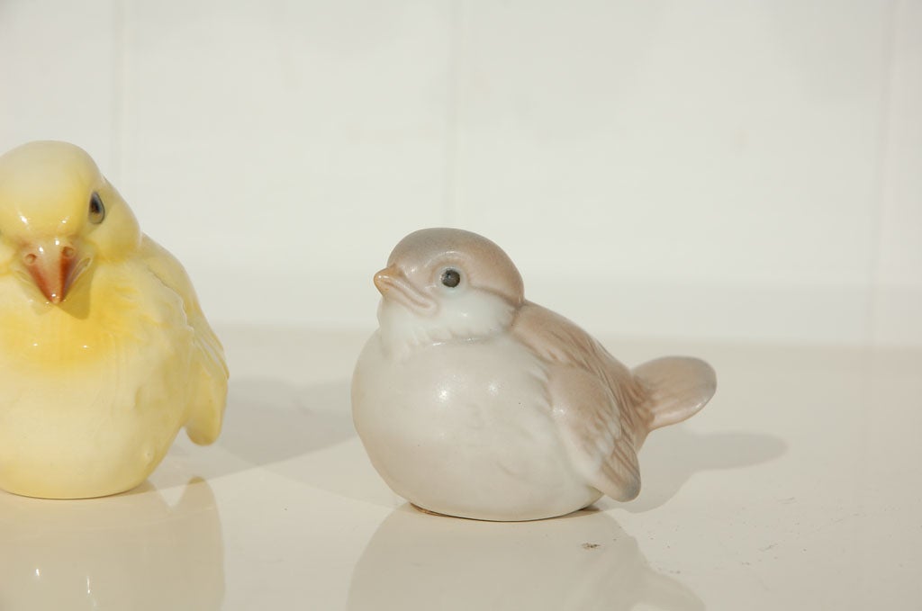 Collection of 4 German Ceramic Birds at 1stDibs