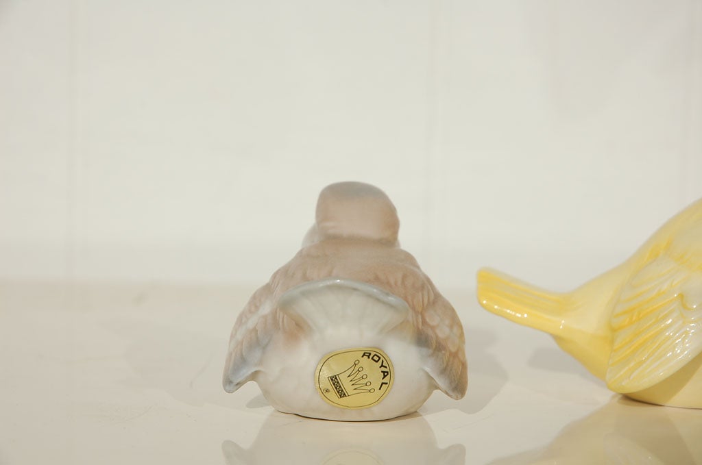 Collection of 4 German Ceramic Birds at 1stDibs