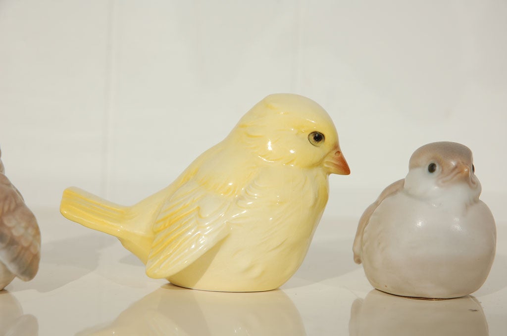Collection of 4 German Ceramic Birds at 1stDibs