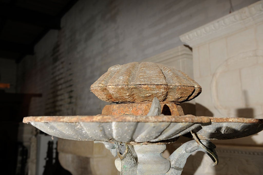 Dolphin and Clam Shell Fountain For Sale at 1stDibs