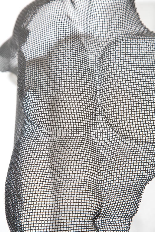 Black Mesh Wire Torso Sculpture at 1stDibs | mesh wire sculpture