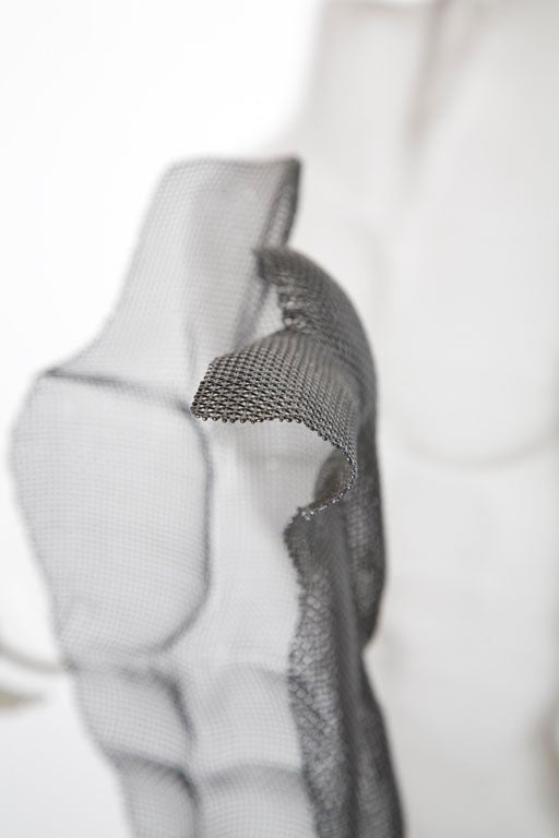 Black Mesh Wire Torso Sculpture at 1stDibs | mesh wire sculpture