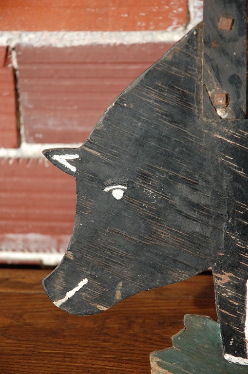 Vintage Pig Farm Sign at 1stDibs | pig signs for sale