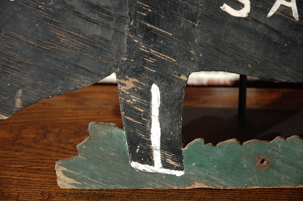 Vintage Pig Farm Sign at 1stDibs | pig signs for sale