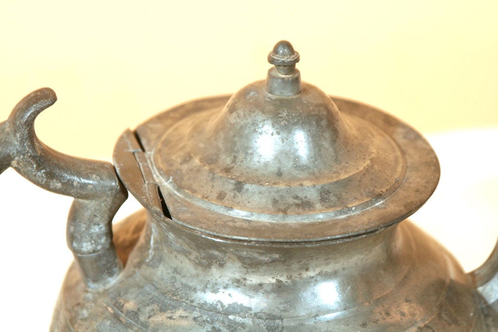 American Pewter Teapot, New York, Circa 1840 at 1stDibs