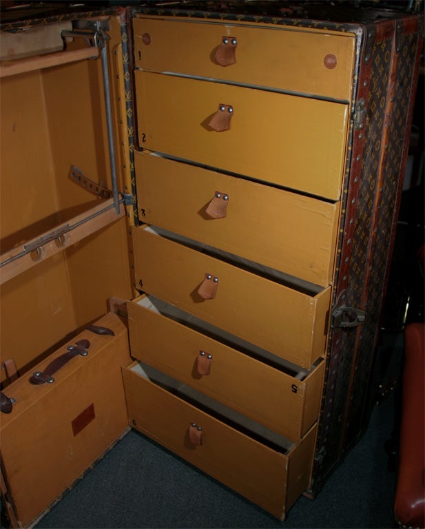 Vintage Louis Vuitton Steamer Trunk at 1stDibs | steamer trunk for sale