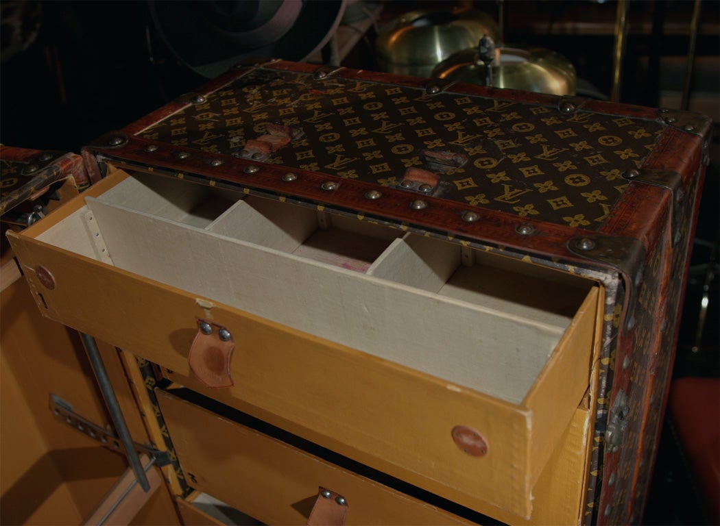 Vintage Louis Vuitton Steamer Trunk at 1stDibs | steamer trunk for sale