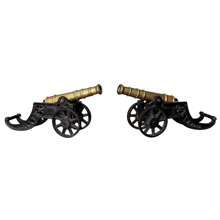Pair of ceremonial cannons at 1stDibs