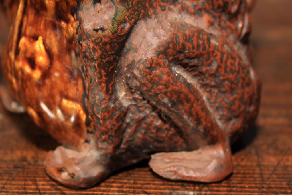 Japanese Ceramic Frog Teapot For Sale at 1stDibs