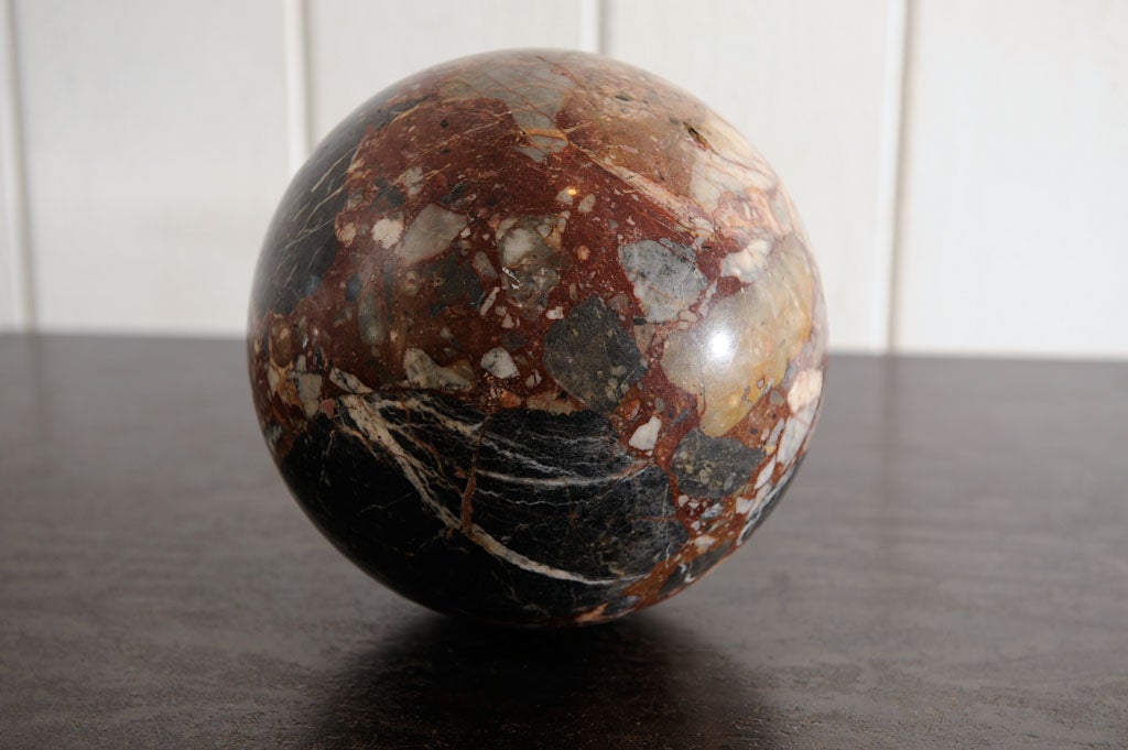 Large Grand Tour Specimen Marble Sphere at 1stdibs
