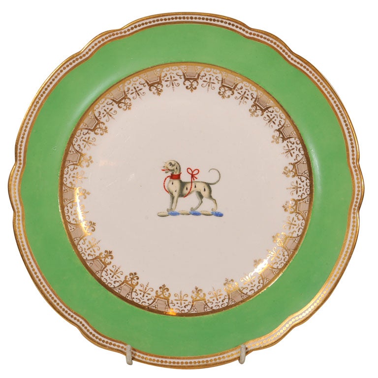 A Dozen Spode Armorial Dinner Plates at 1stDibs