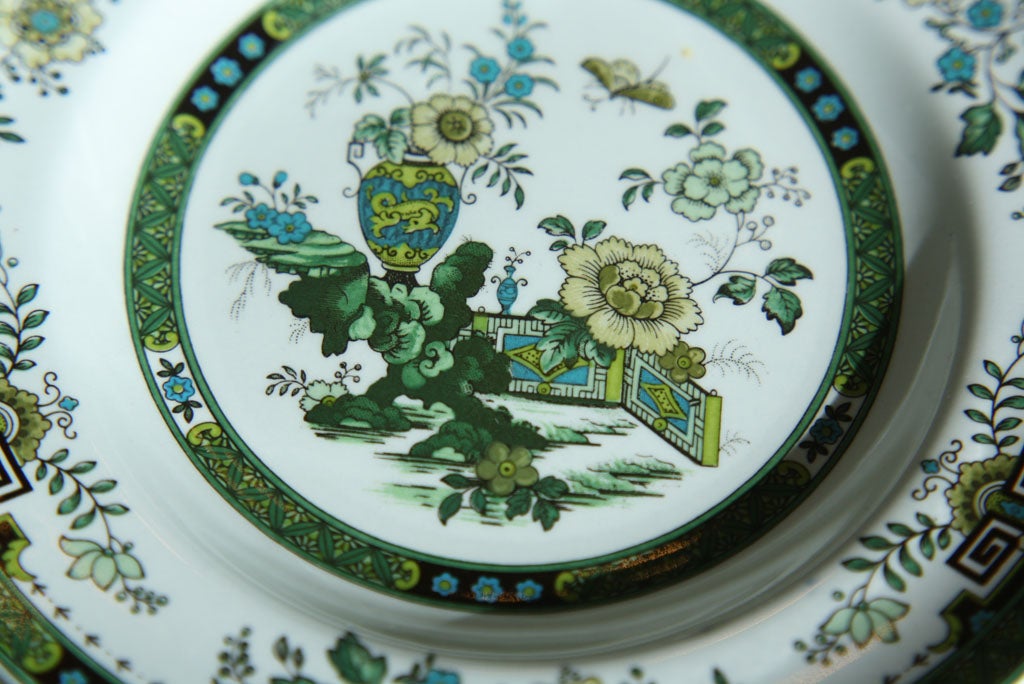 Spode 32 pieces Green Siam China at 1stDibs | spode siam green, spode ...