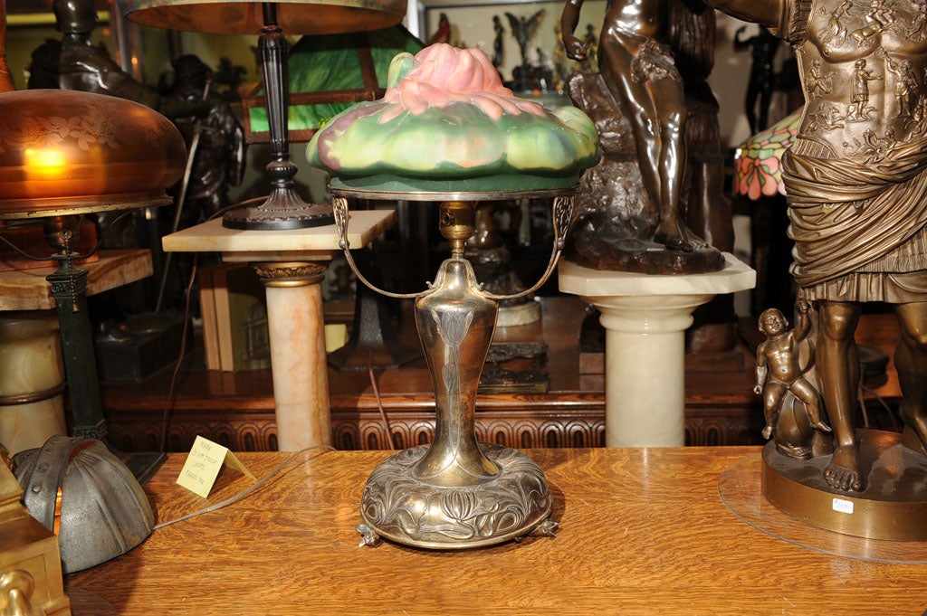 Lotus Pairpoint Puffy Lamp at 1stDibs