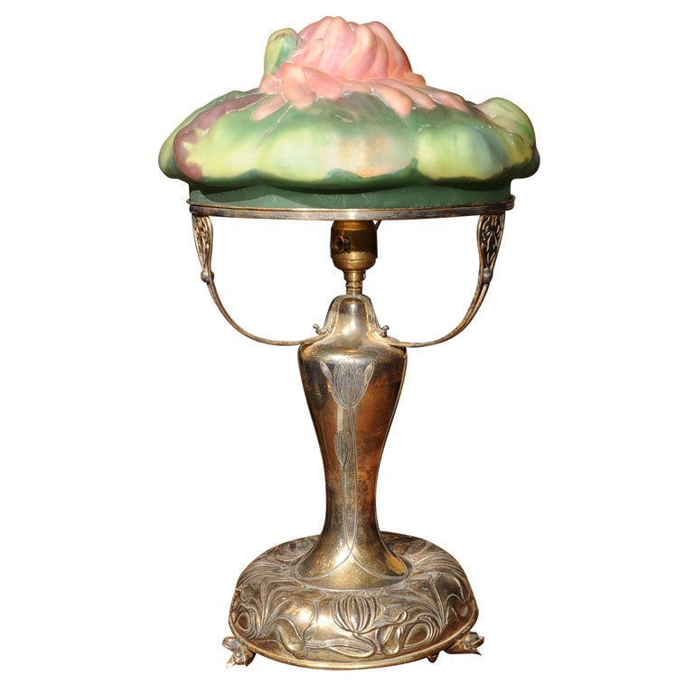 Lotus Pairpoint Puffy Lamp at 1stDibs