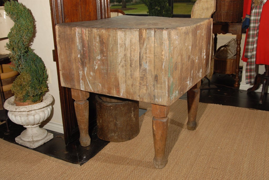 Antique Butcher Block at 1stDibs | antique butcher block table, antique ...