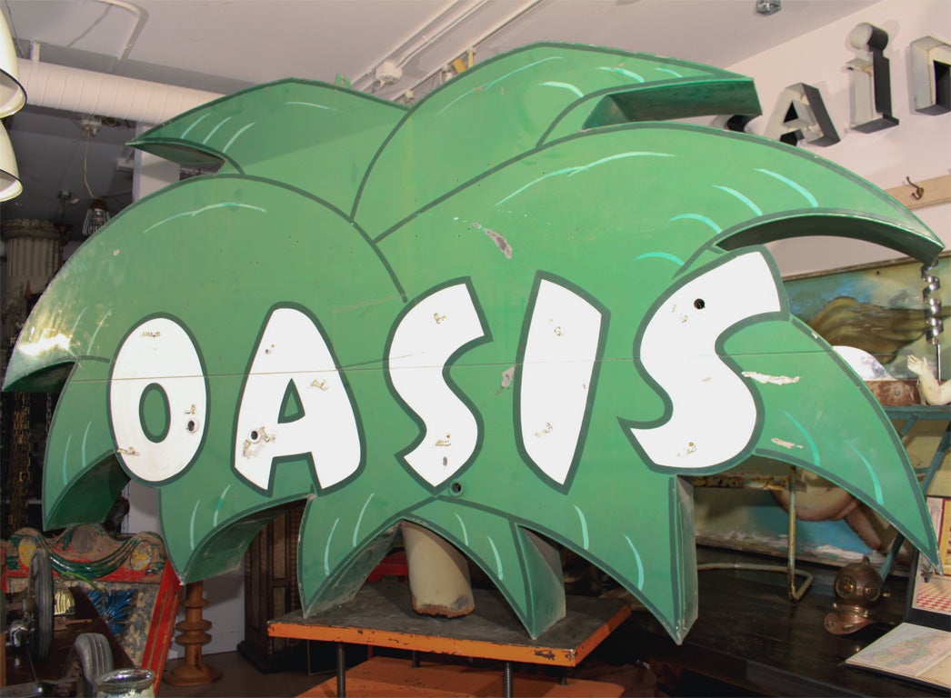 Oasis Neon Sign at 1stDibs