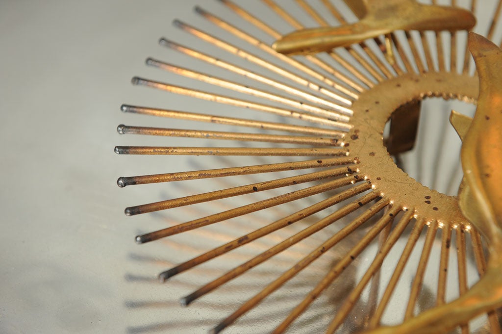 Very Small Sunburst with Birds signed C. Jere at 1stDibs