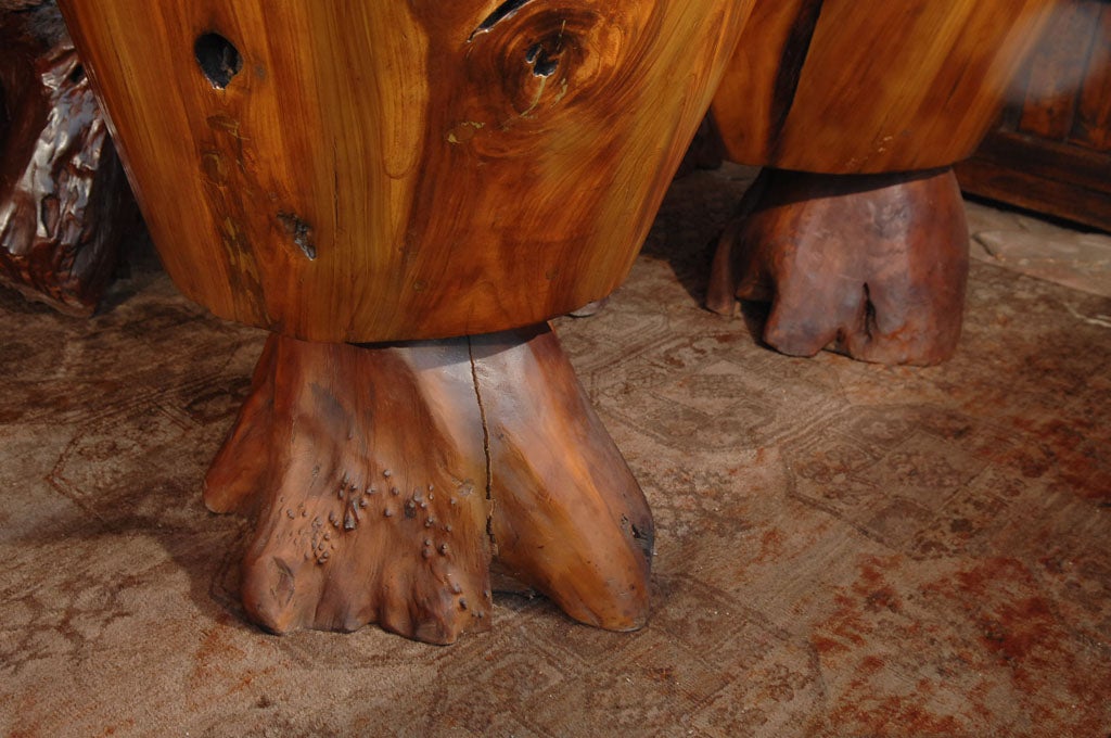 Set of Vintage Root Furniture, 6 Chairs and Table at 1stDibs