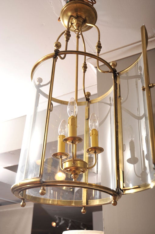 Georgian Brass Circular Lantern For Sale at 1stDibs | circular lanterns