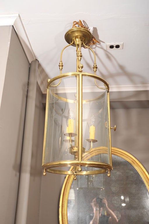 Georgian Brass Circular Lantern For Sale at 1stDibs | circular lanterns