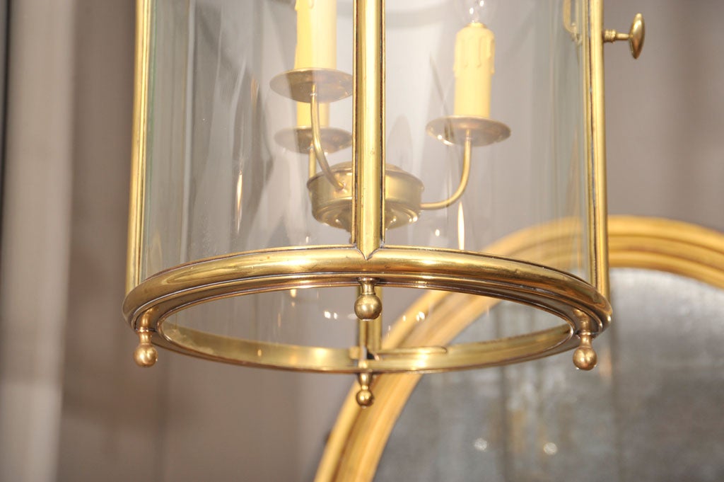 Georgian Brass Circular Lantern For Sale at 1stDibs | circular lanterns