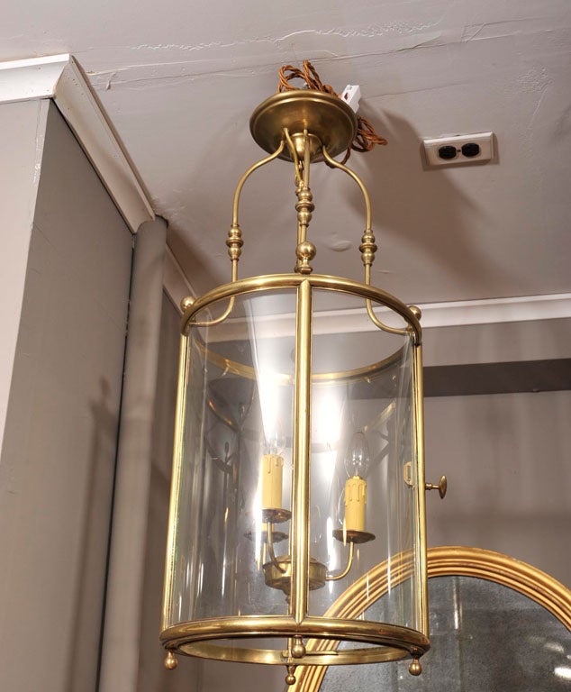 Georgian Brass Circular Lantern For Sale at 1stDibs | circular lanterns