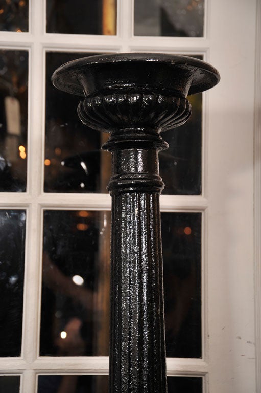 Pair Of Cast Iron Candlesticks at 1stDibs | antique cast iron candle ...
