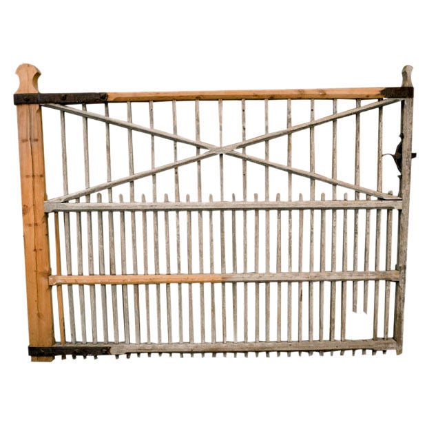 19th century wooden Irish Garden gate For Sale at 1stDibs