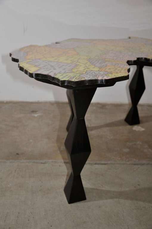 A Map of Africa Coffee Table by Doug Edge at 1stDibs | africa shaped ...