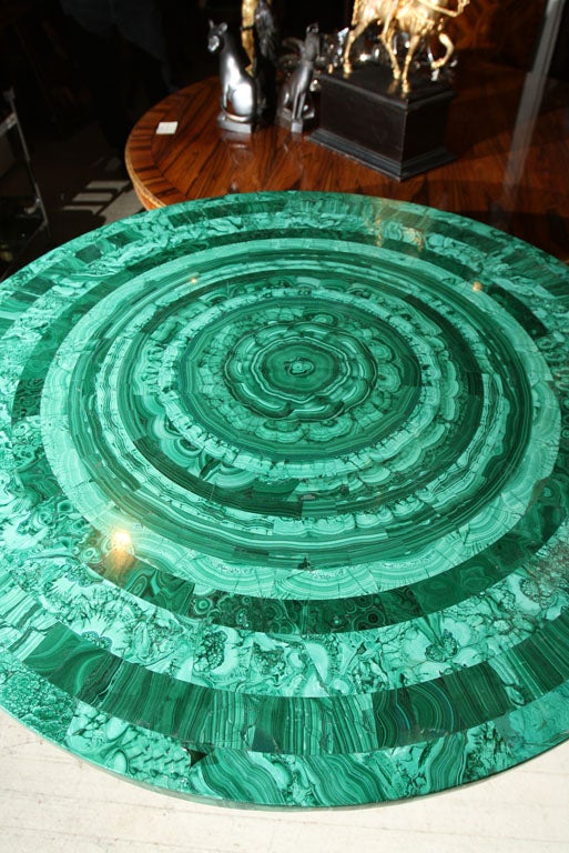 BRONZE TABLE BASE//MALACHITE TABLE TOP (TOP SOLD) at 1stDibs ...