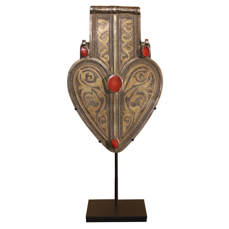 Tekke Turkoman Tribal Silver Asyk Pendant at 1stDibs