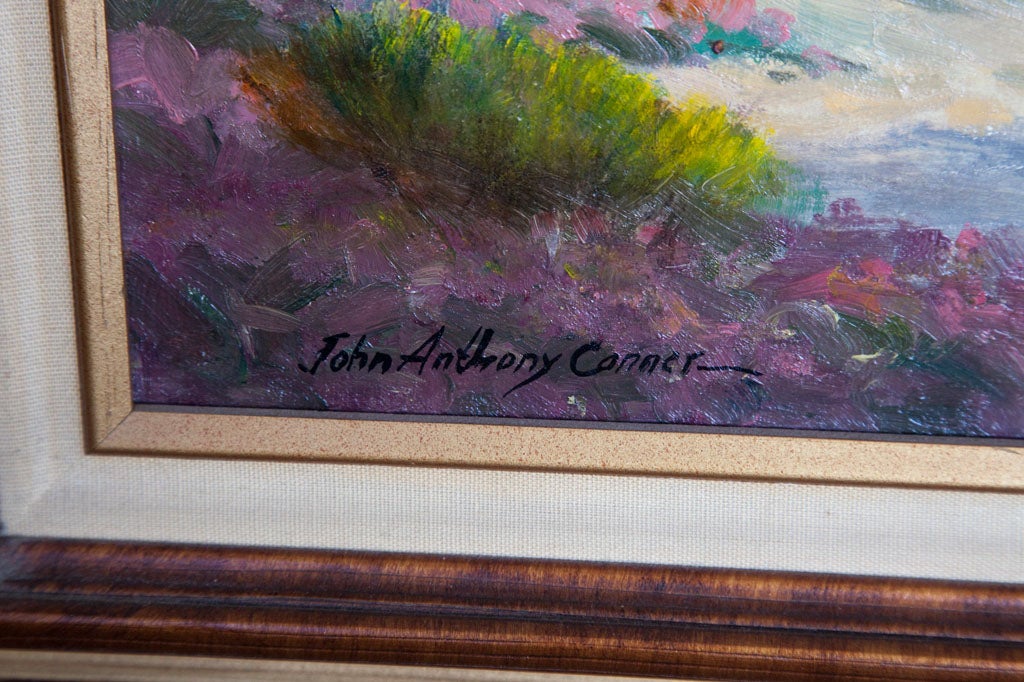 John Anthony Conner oil painting on canvas landscape plein air at ...