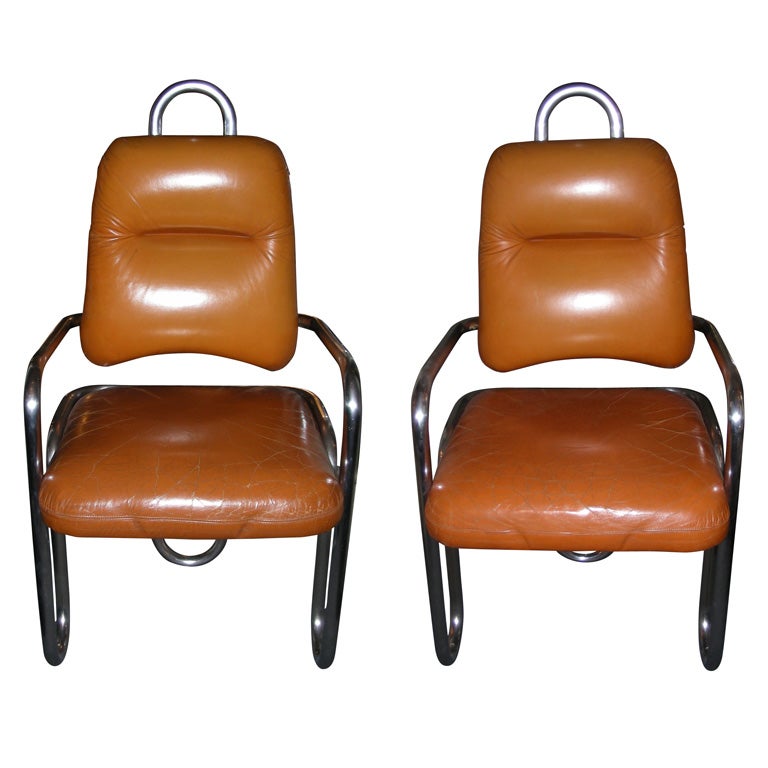 Kwok Hoi Chan "Boxer" Chair for Steiner, France, 1971 For Sale at 1stDibs