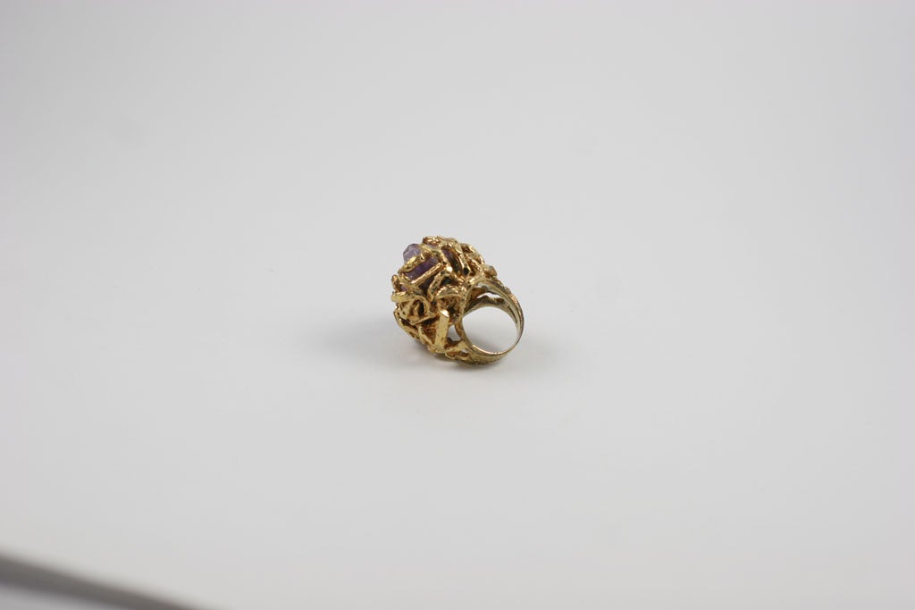 Panetta Amethyst Cluster Ring For Sale at 1stDibs | panetta ring ...