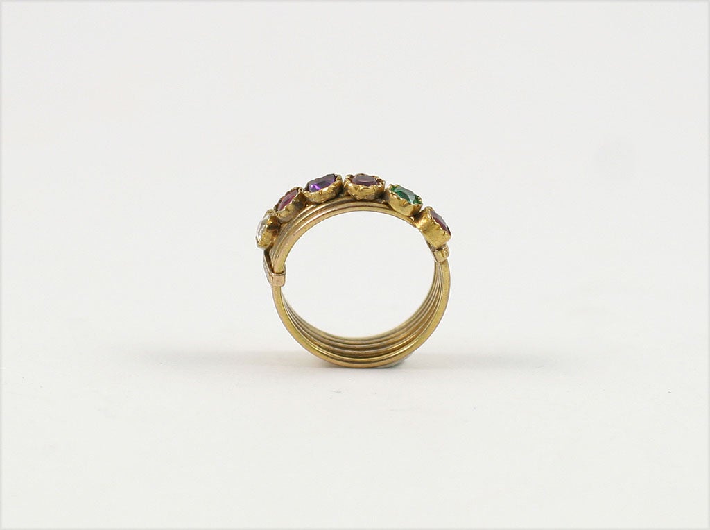 Victorian Multi-Band REGARD Ring For Sale at 1stDibs | regard band