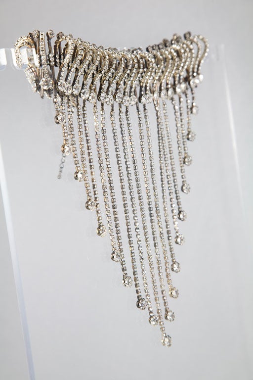 Stunning Rhinestone Collar For Sale at 1stDibs