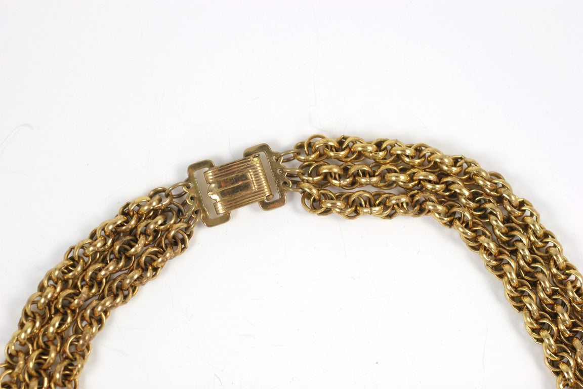 Leo Glass Necklace, Costume Jewelry For Sale at 1stDibs | leo glass jewelry